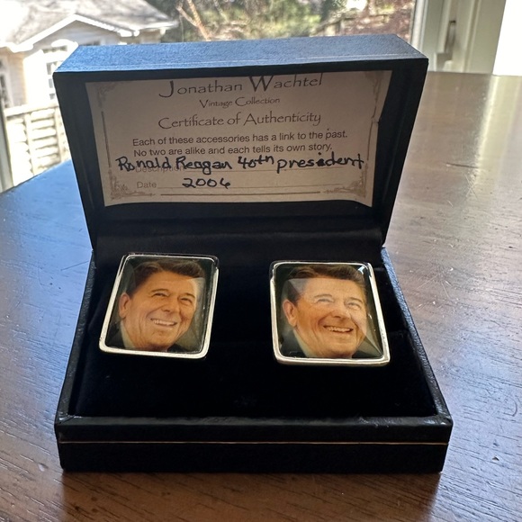 Jonathan Wachtel | Accessories | Ltd Ed Ronald Reagan Cufflinks ...